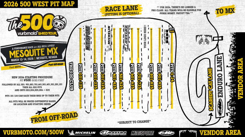 Limited Spots Remaining for 2026 Vurbmoto 500 West at Mesquite (70% ...